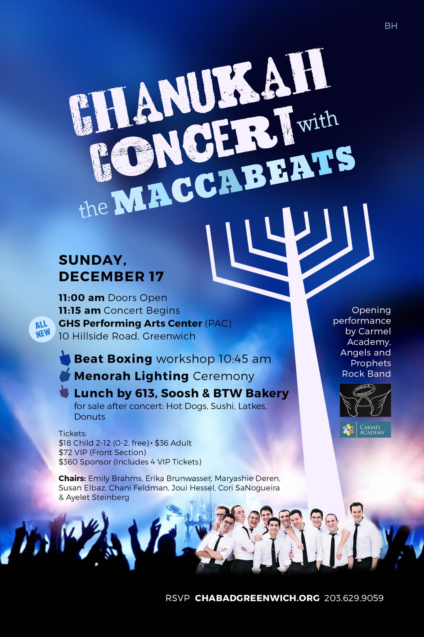 Chabad of Greenwich Chanukah Concert and Menorah Lighting - Greenwich Moms
