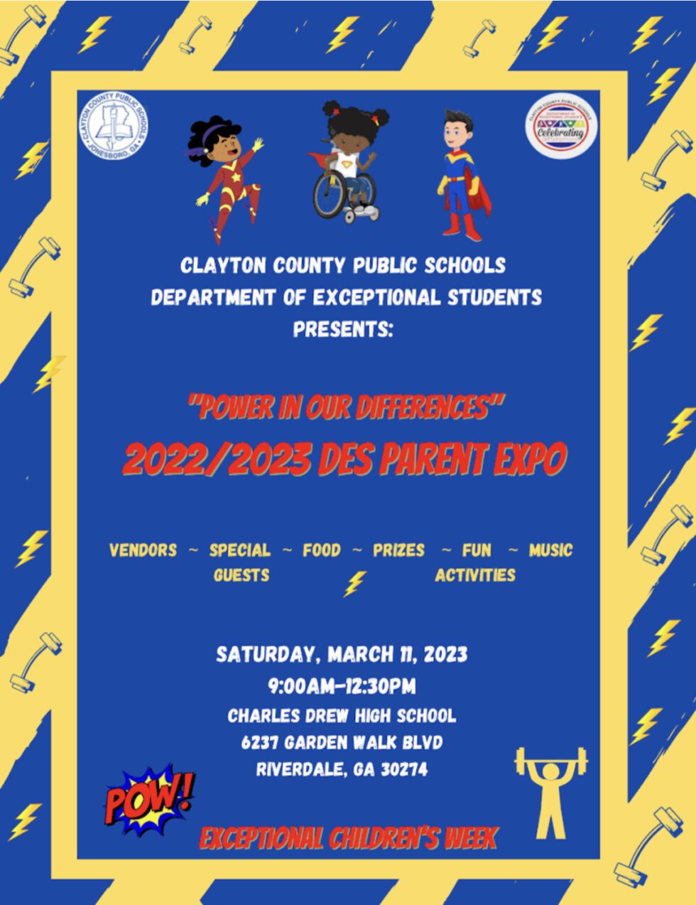 CCPS to Celebrate Exceptional Children’s Week - South Atlanta Moms