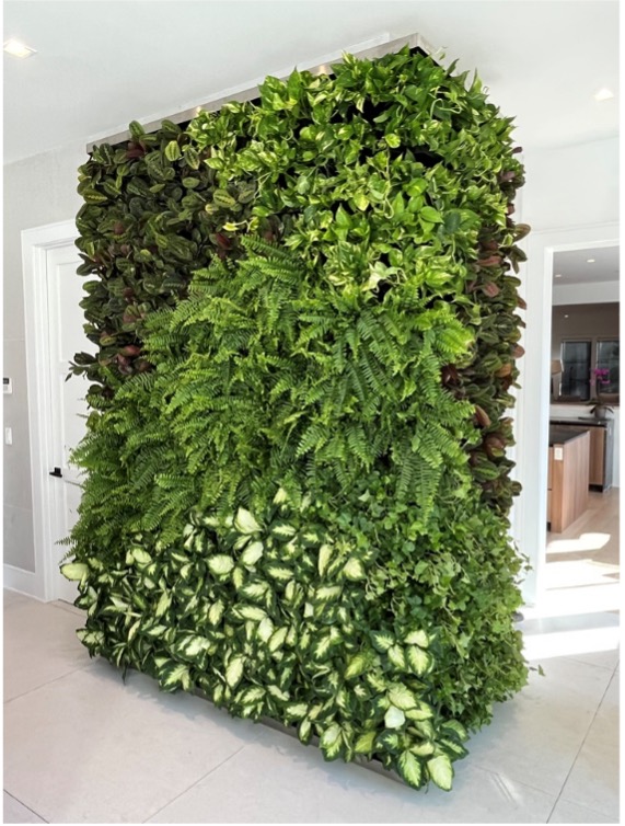 Bring the Spring Inside with Interior Green Walls and Tropicals ...