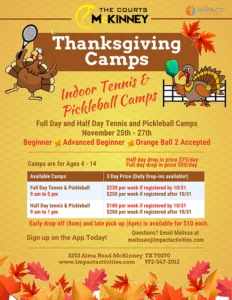 Fall & Thanksgiving Break Camps - North Dallas Moms