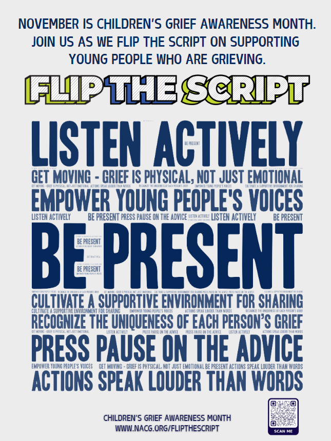 November is Children's Grief Awareness Month: Support is a Phone Call ...