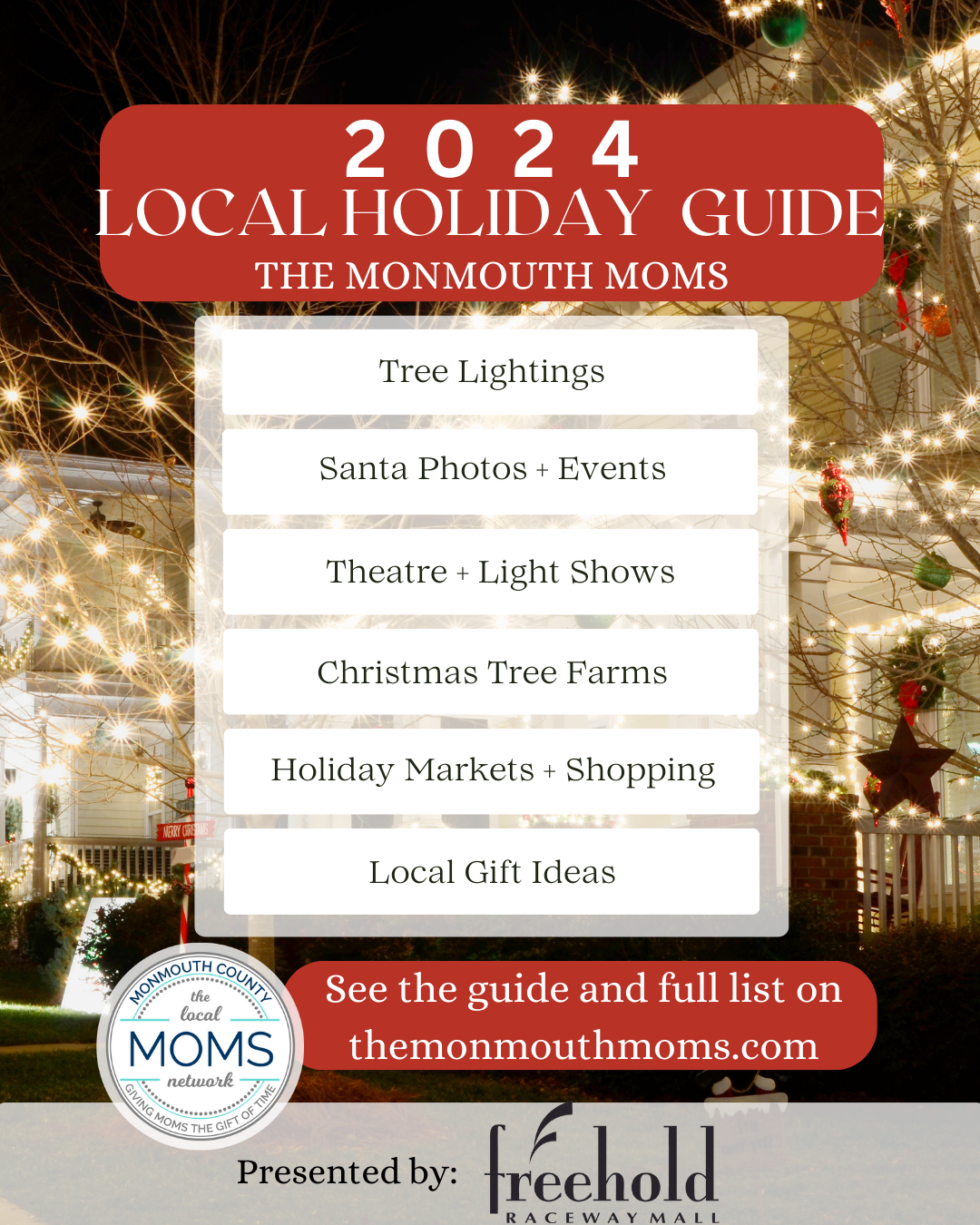 2024 Holiday Guide presented by Freehold Raceway Mall! - The Monmouth Moms