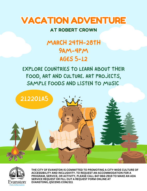 Vacation Adventure: March 24-28 @Robert Crown Community Center ...
