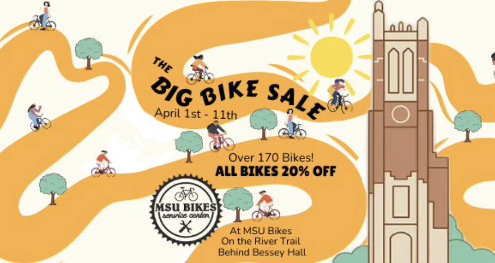 The Big Bike Sale at MSU Bikes Service Center - Greater Lansing Area Moms