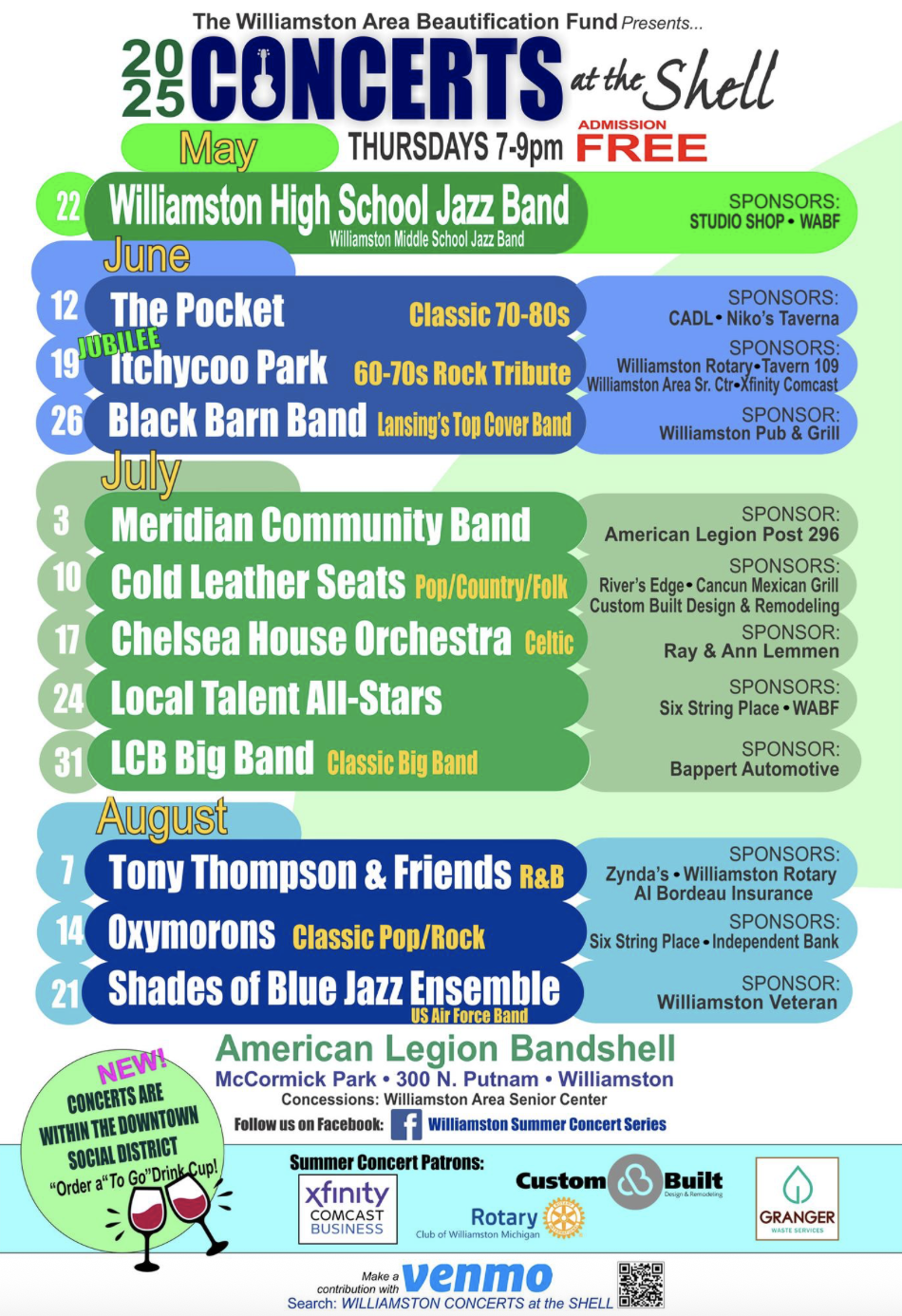 Williamston Summer Concert Series at the Shell - Greater Lansing Area Moms