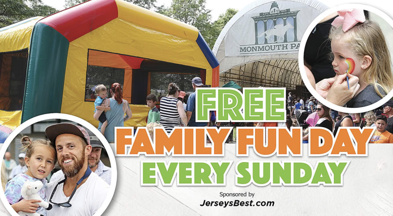 FREE Family Fun Day Activities Monmouth Park Racetrack - The Monmouth Moms