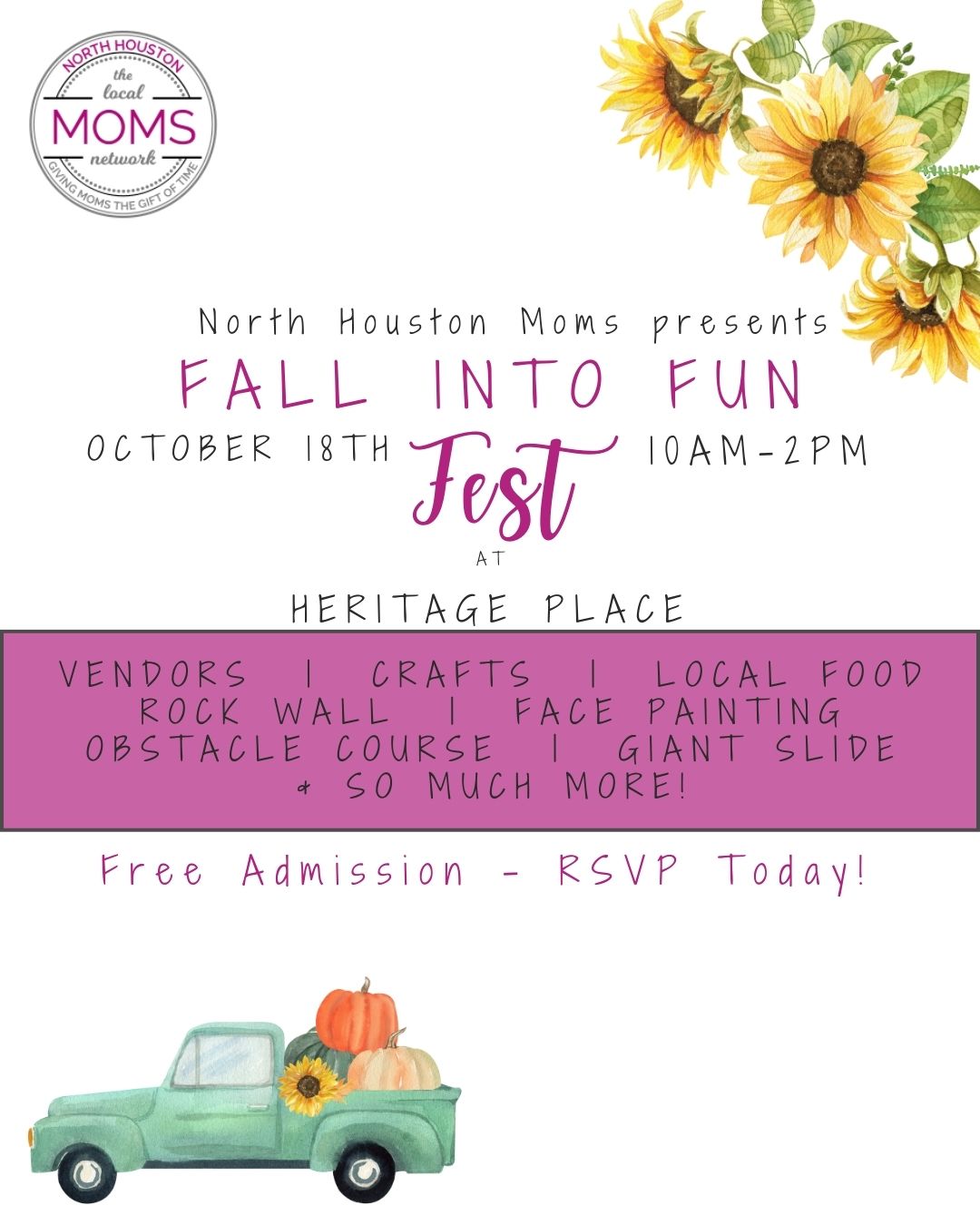 Fall Into Fun Fest 2025 - Register Today! - North Houston Moms