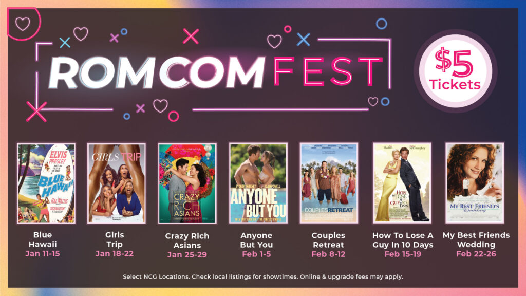NCG hosts Rom-Com Movie Festival - Greater Lansing Area Moms