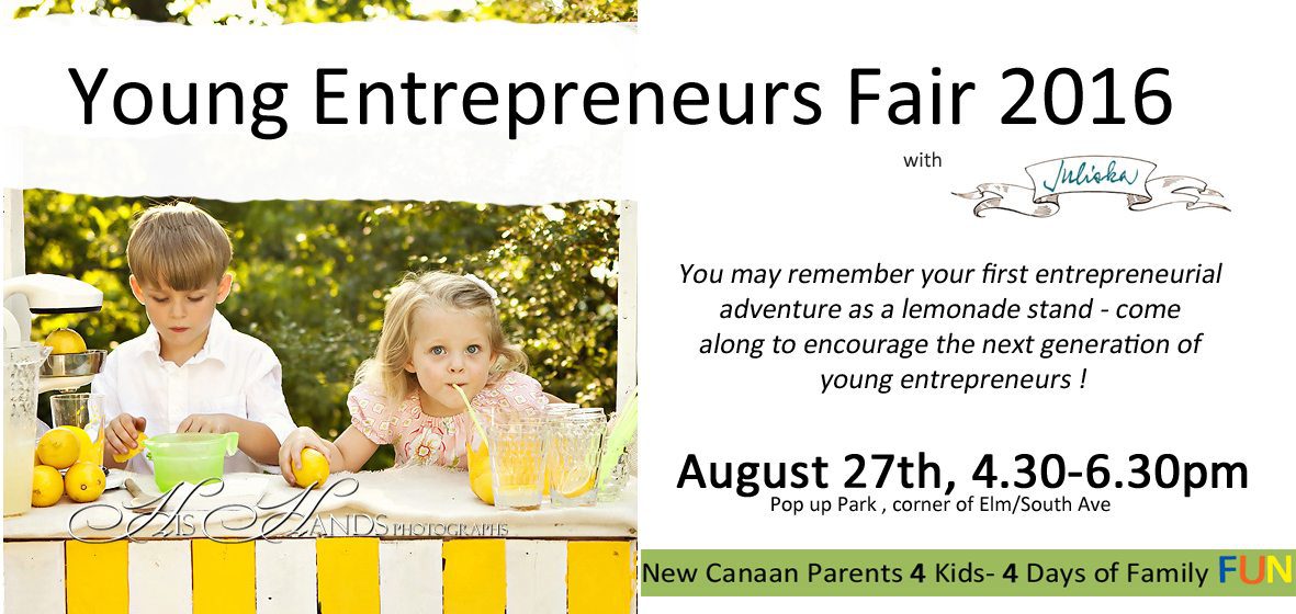 Pop Up Park - Young Entrepreneurs Fair - New Canaan & Darien Moms