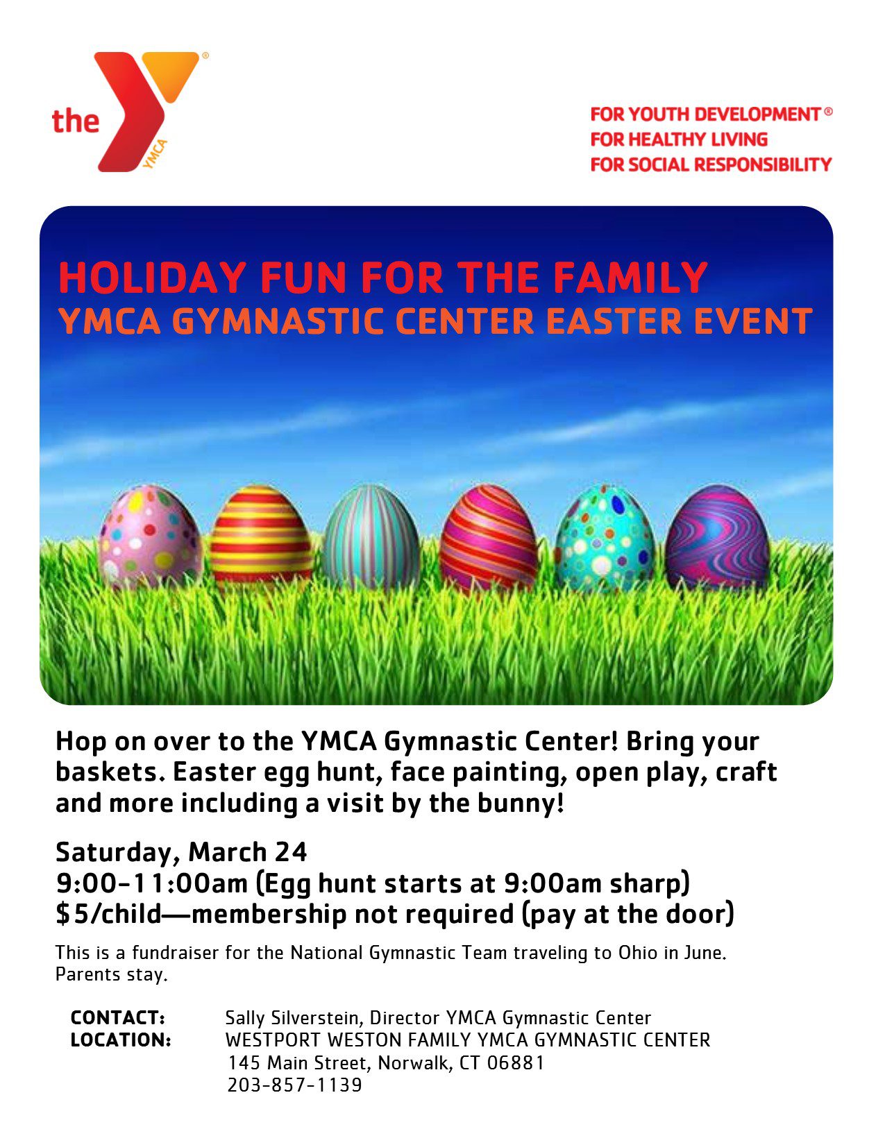 YMCA Gymnastics Center Easter Event! - Westport Moms