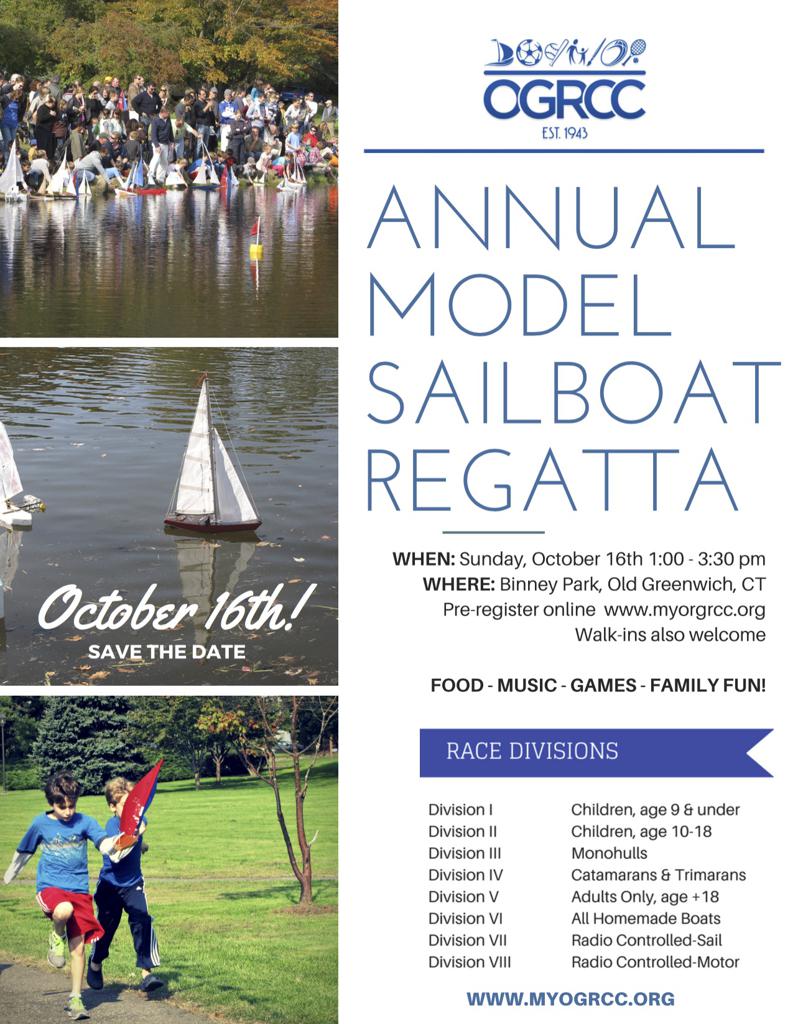 OGRCC Annual Sailboat Regatta - Greenwich Moms