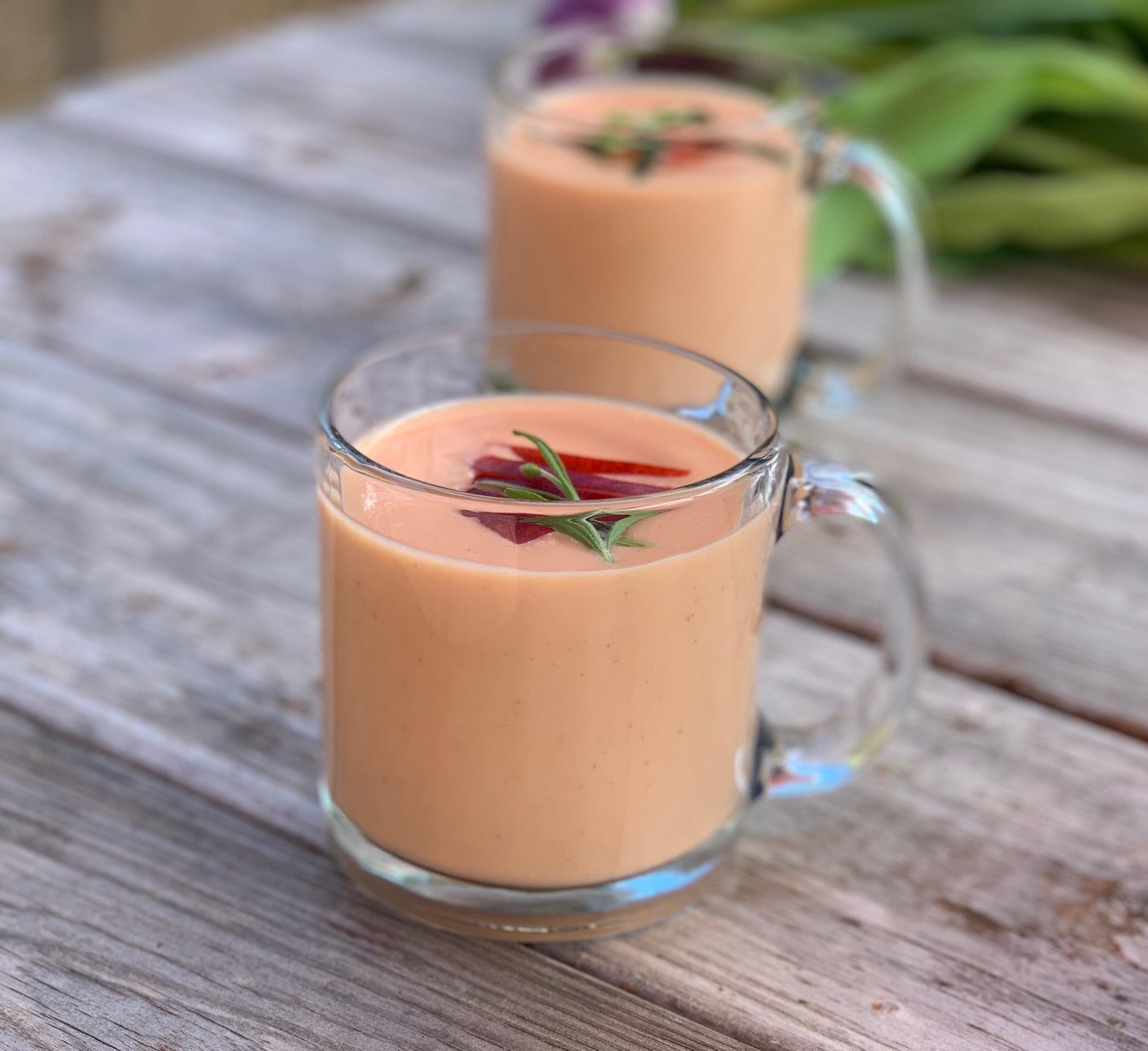 Pack-and-Pour Chilled Nectarine Soup from Deb Ponzek - Greenwich Moms