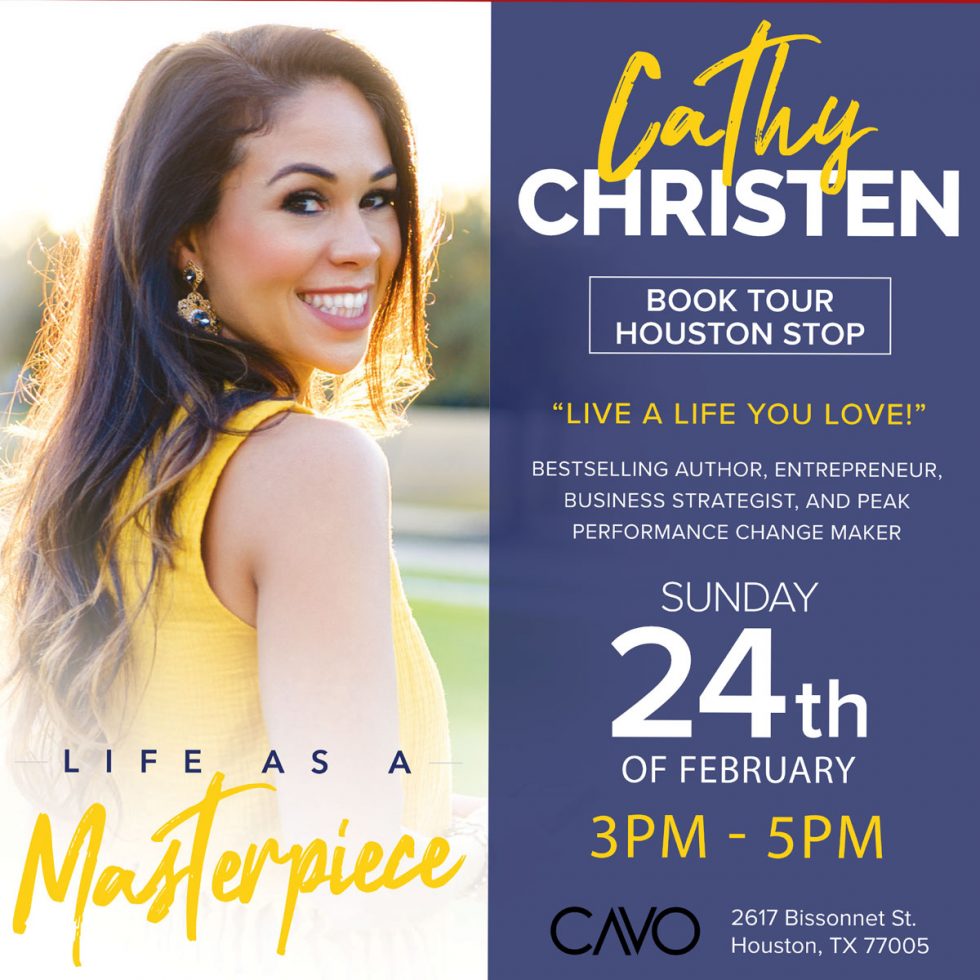 Life As A Masterpiece - Cathy Christen Book Signing - West University Moms