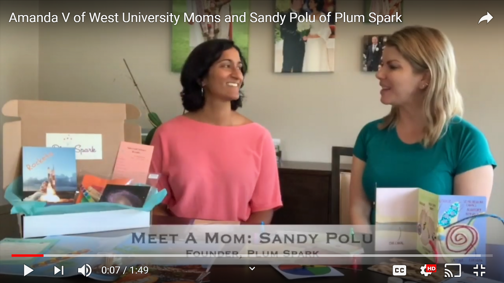 Meet a Houston Mom | Meet Sandy Polu of Plum Spark - West University Moms