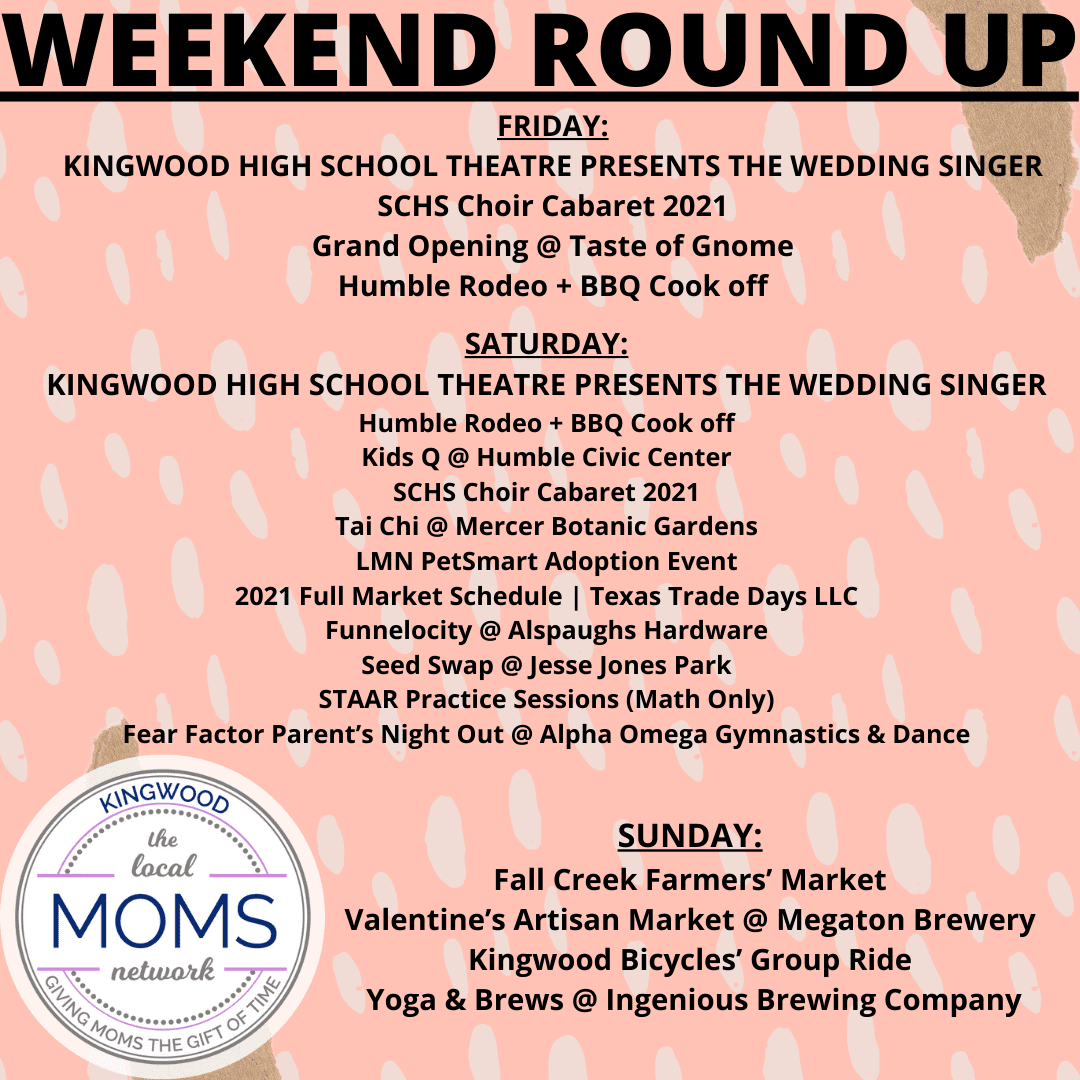 Weekend Round Up: 1/29-1/31 - Kingwood Moms
